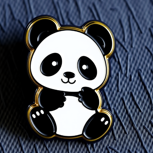 Cute Panda Hard Enamel Pins: The Perfect Blend of Design
