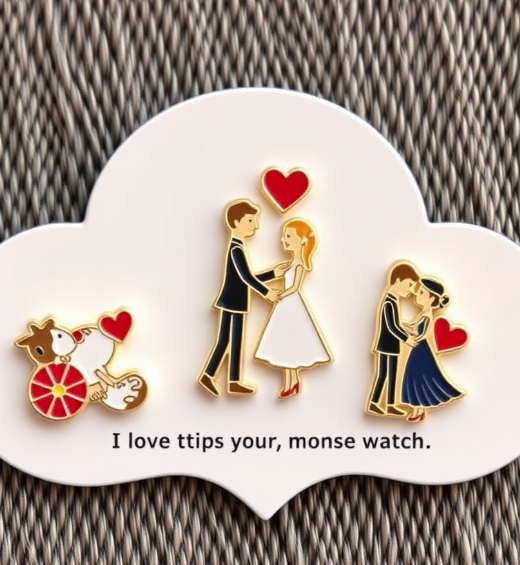 Romantic Love Pins: A Perfect Symbol of Affection